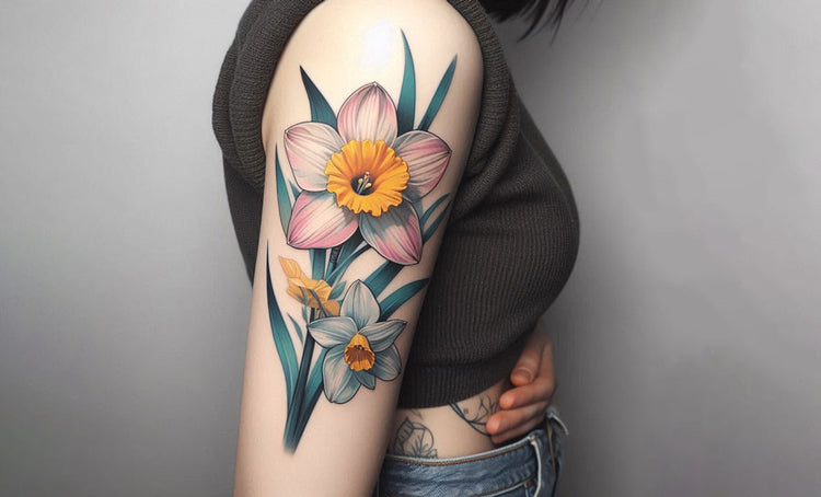 77 Refreshing Ideas For Daffodil Tattoos That Bring A Whole Different ...