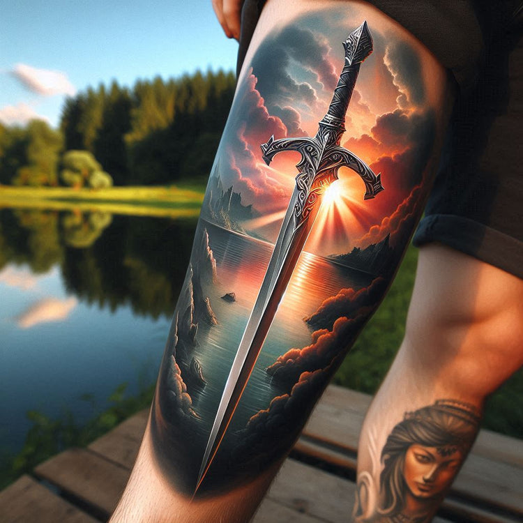 Weapon Tattoo Ideas: Symbolizing Power, Defense, and Courage – Tattoo ...
